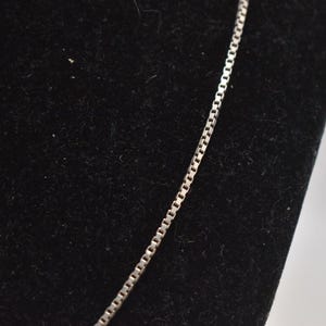 Vintage Sterling Silver 925 Italian Box Chain Necklace 54cm - Etsy