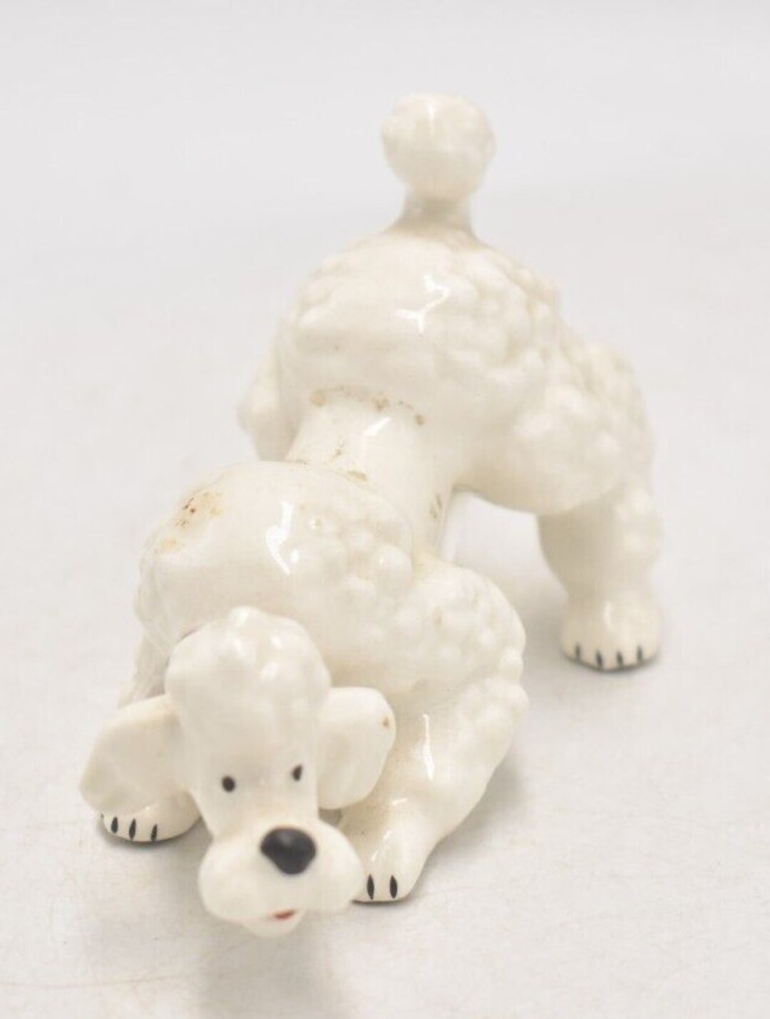 Vintage Goebel Poodle Dog White Figurine Statue Ornament - Etsy