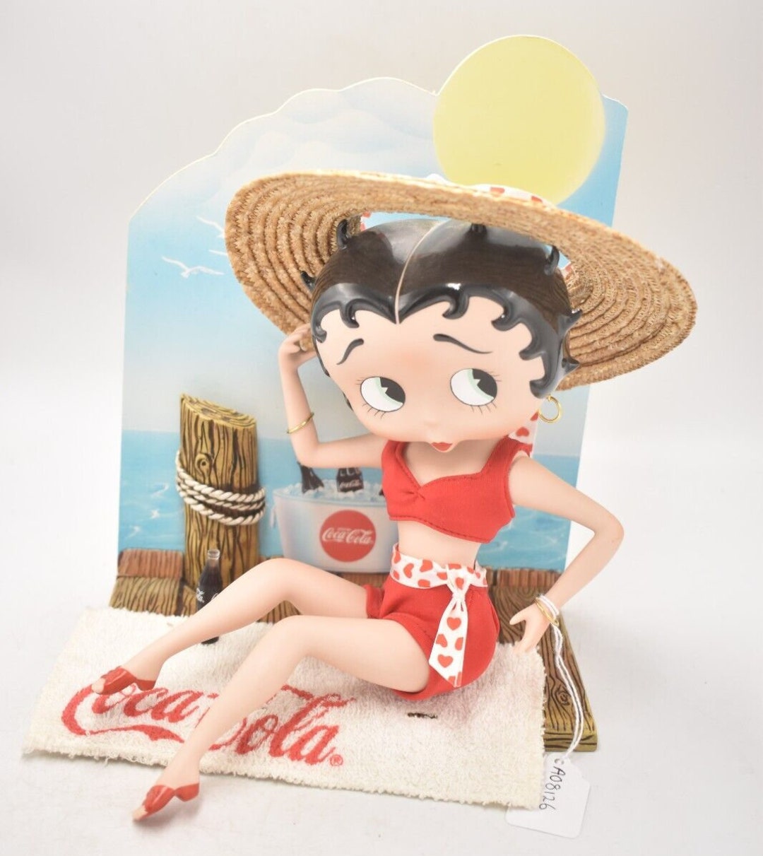 Betty Boop Danbury Mint Betty Boop Coca Cola Boardwalk Figurine Statue ...