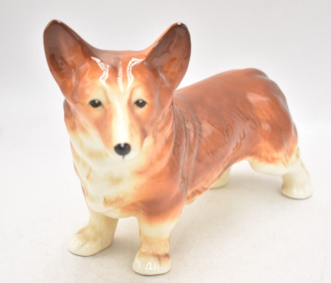 Vintage Melba Ware Welsh Corgi Dog Large Figurine Statue Ornament - Etsy