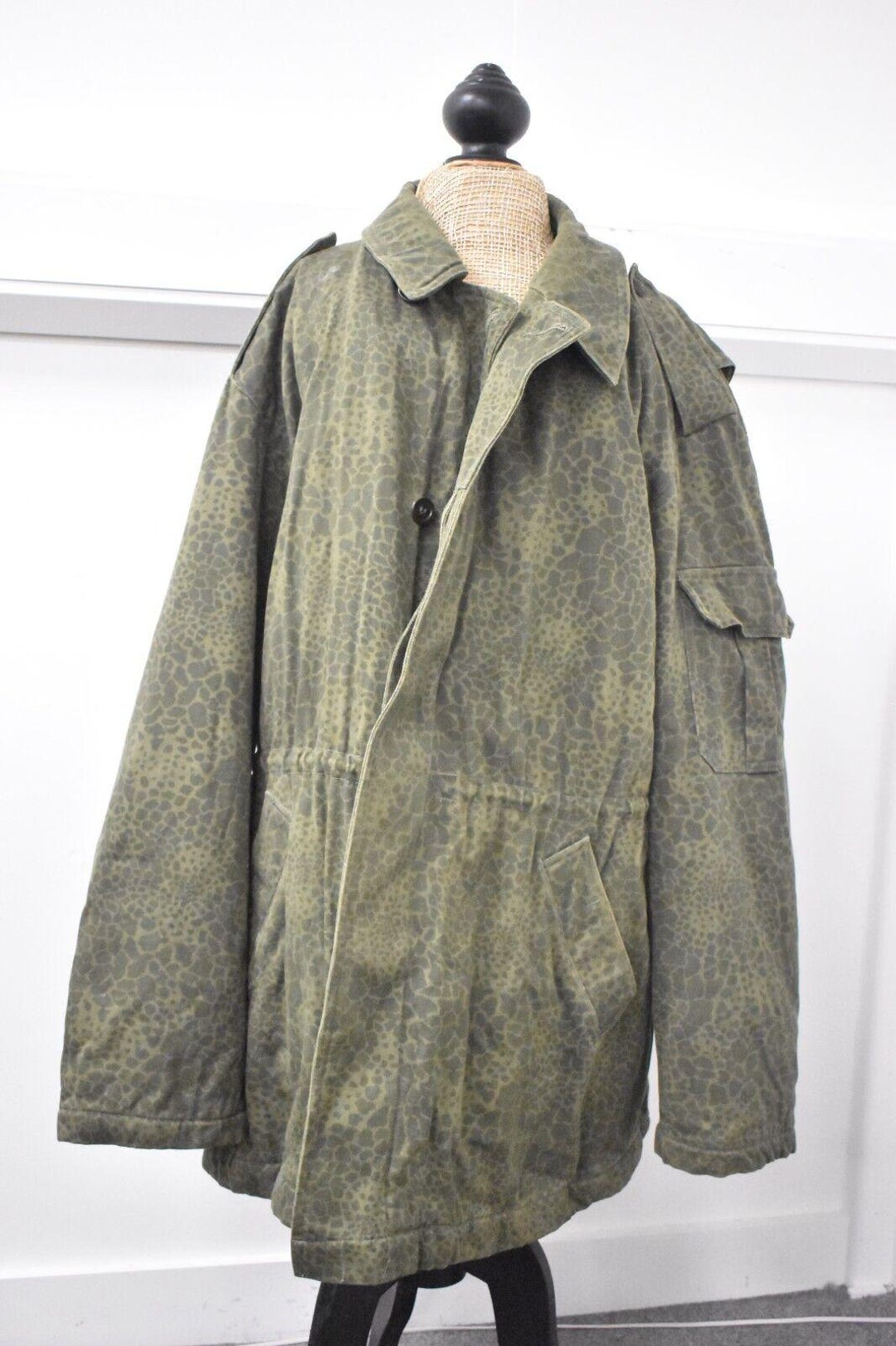 Vintage Polish Army Puma Winter Jacket Wz89 Pattern With Liner, Size ...