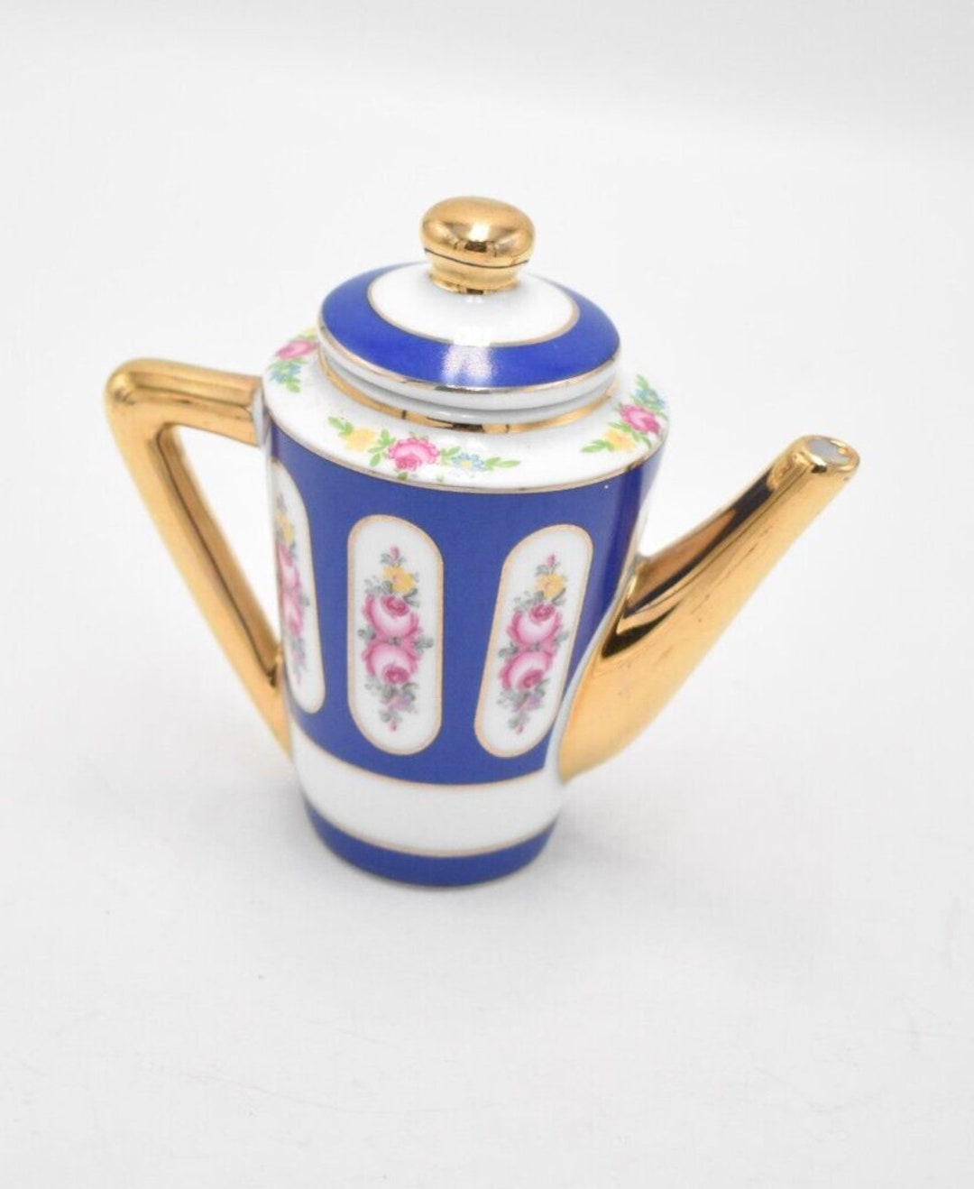 Vintage Regal Collection Floral Miniature Teapot Collectible Decorative ...