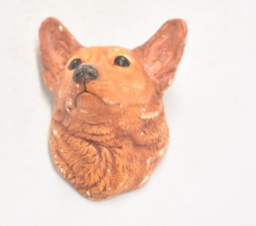 Vintage Bossons England 1959 Corgi Dog Wall Plaque - Etsy