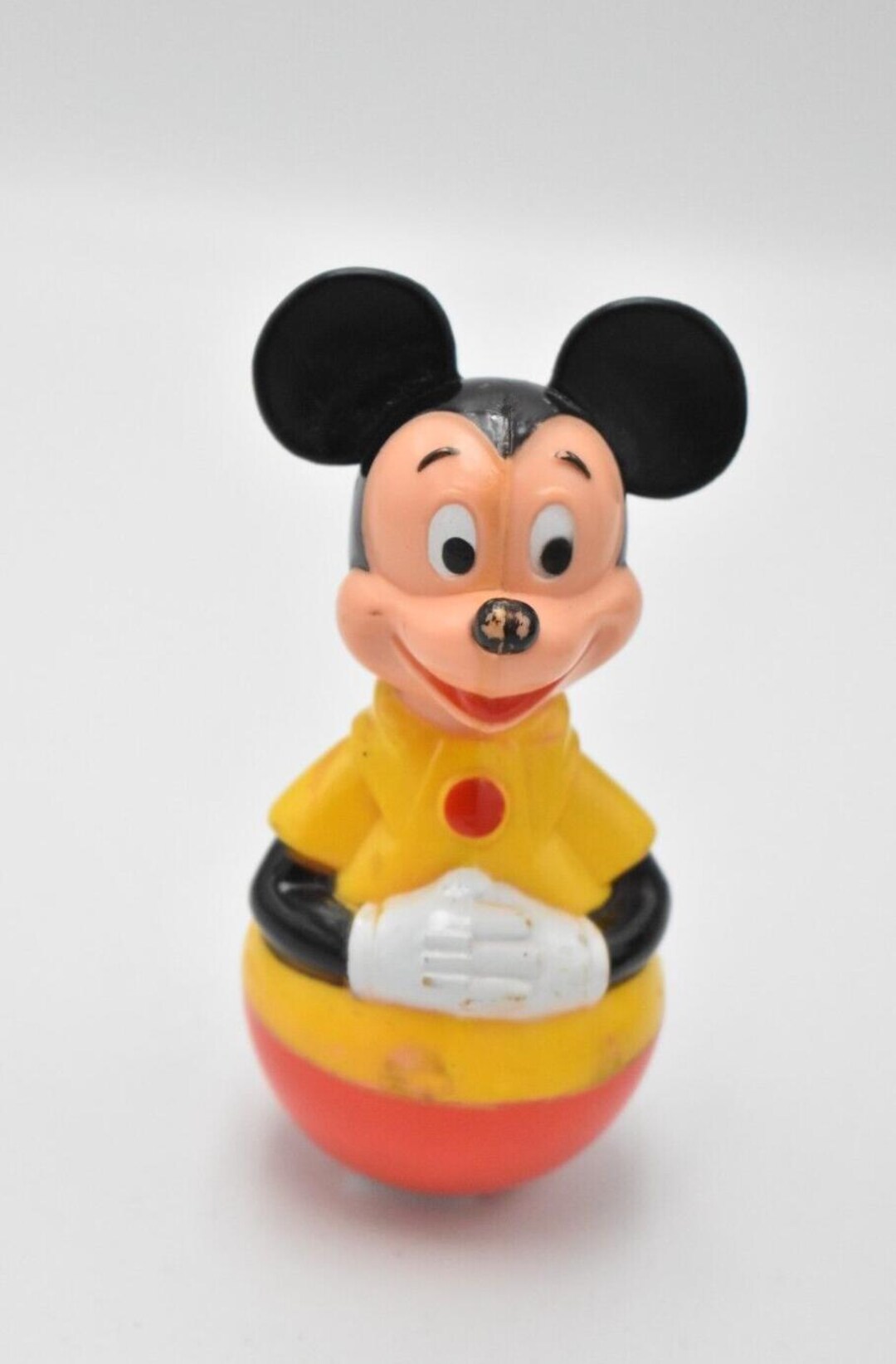 Vintage 1975 Mickey Mouse Gabriel Industries Roly Poly Rattle Good ...