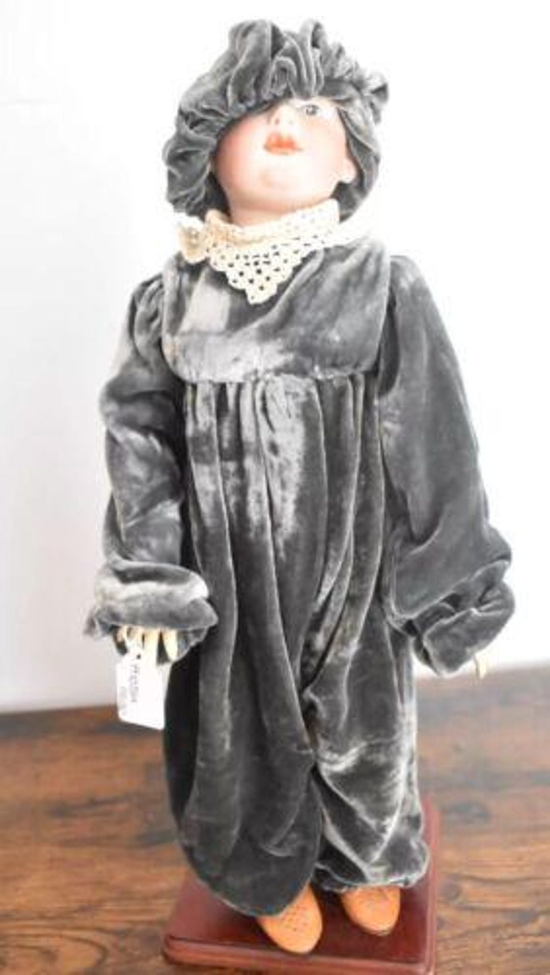 Vintage German Porcelain Head Bisque Doll – Reproduction Mark 8, 44cm ...