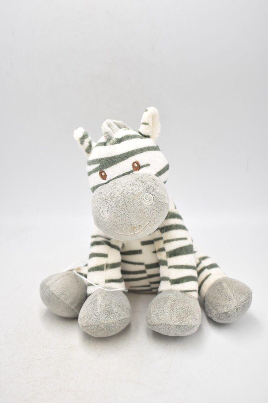 Suki Jungle Friends Zooma Grey & White Zebra Cuddly Plush Toy 18cm - Etsy