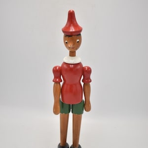 Vintage Pinocchio Made in Italy Giocattoli Brevettati Galetti Wooden ...