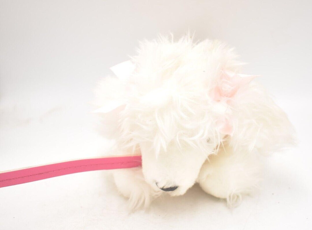 Vintage Paws White Poodle Dog With Lead Plush Soft Toy Retired - Etsy