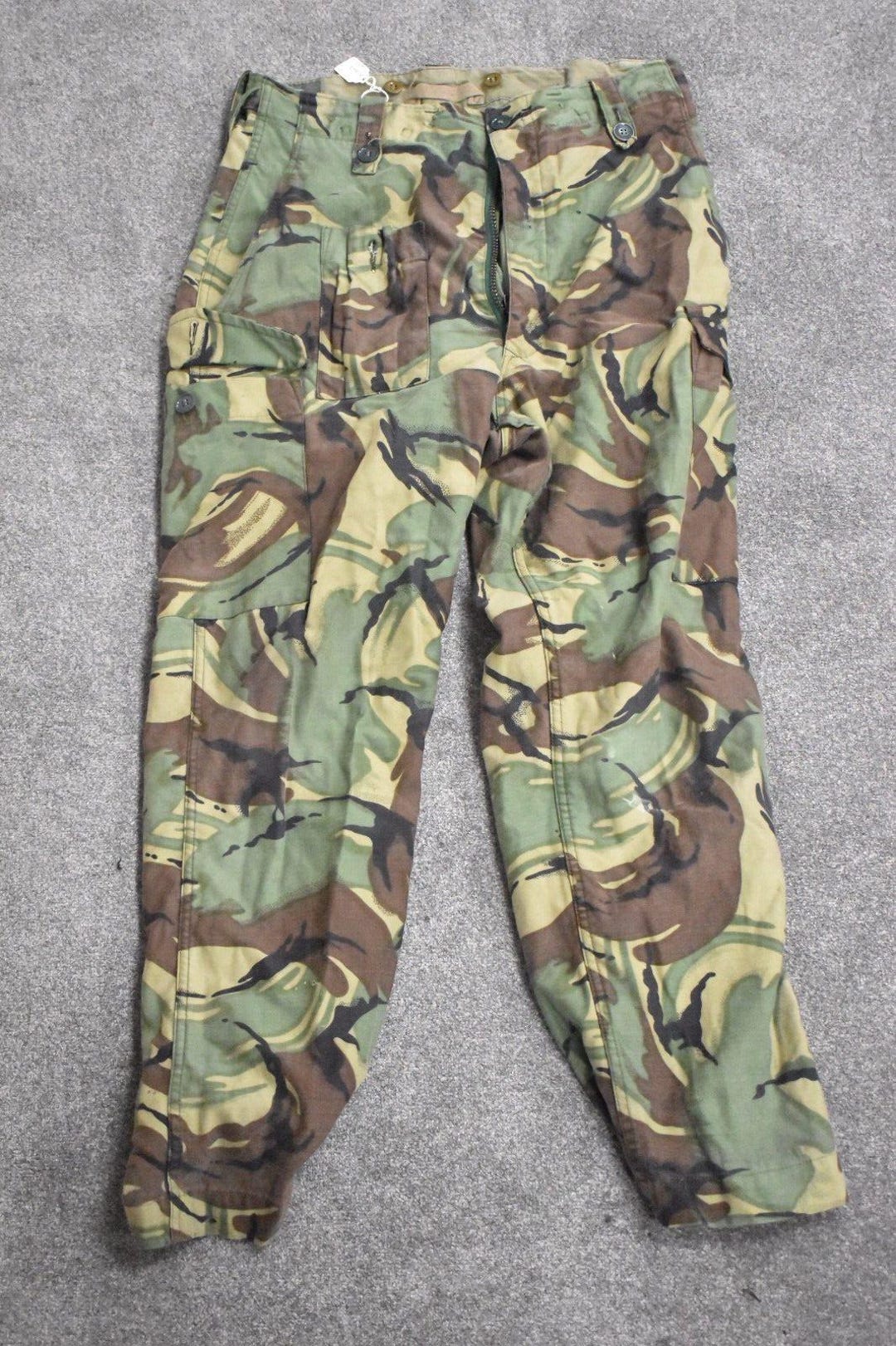 British Army 1968 Pattern DPM Combat Trousers, Falklands Era, Size 2 ...