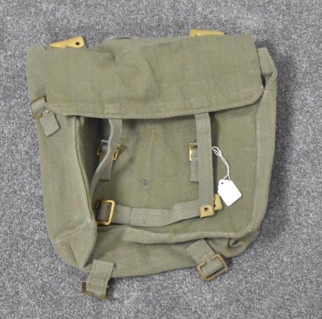 British Army 37 Pattern Haversack Small Pack Olive Green Dated 1957 - Etsy