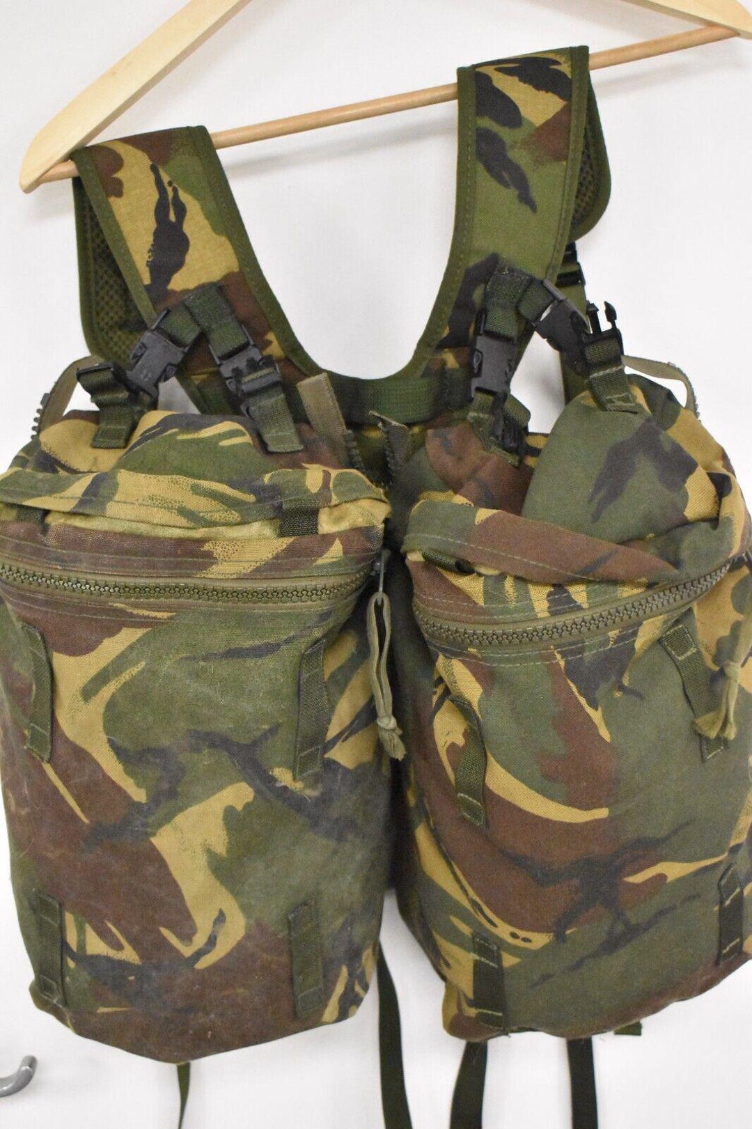 British Army DPM Camouflage PLCE Webbing Side Pouches & Yoke Set - Etsy