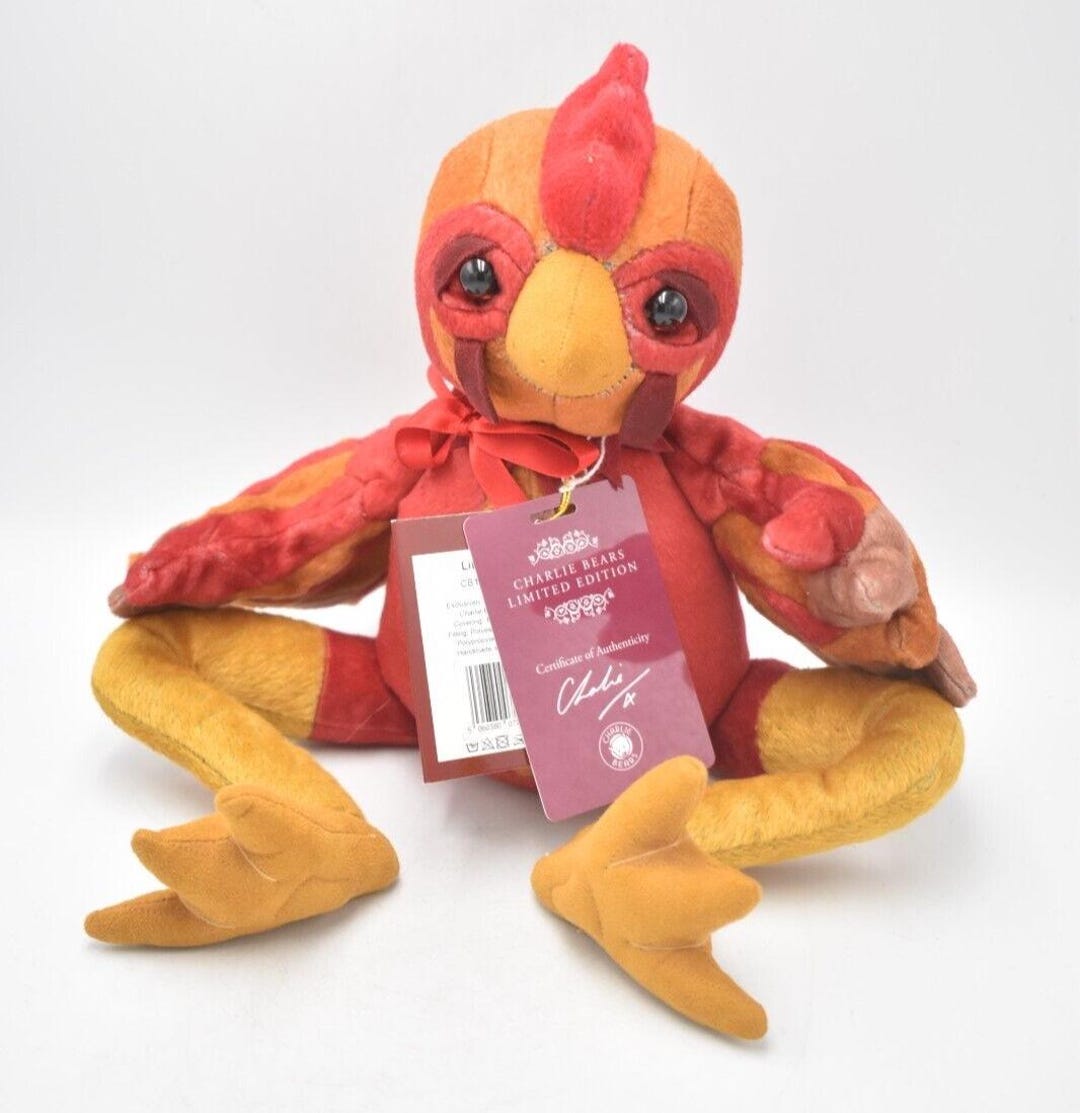 Charlie Bears Lil Red Retired, Tagged Limited Edition - Etsy