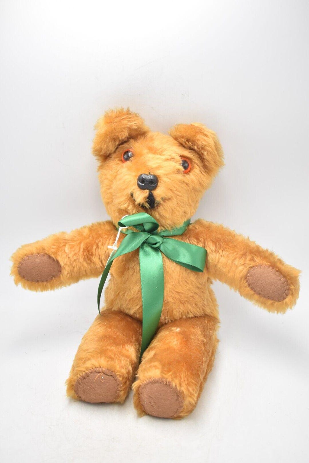 Vintage 1970s Handmade Plush Teddy Bear - Soft Toy, 40cm - Etsy