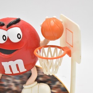 M&m's Jammin' Red Candy/ Sweet Dispenser Dunking A Basketball 1999 - Etsy