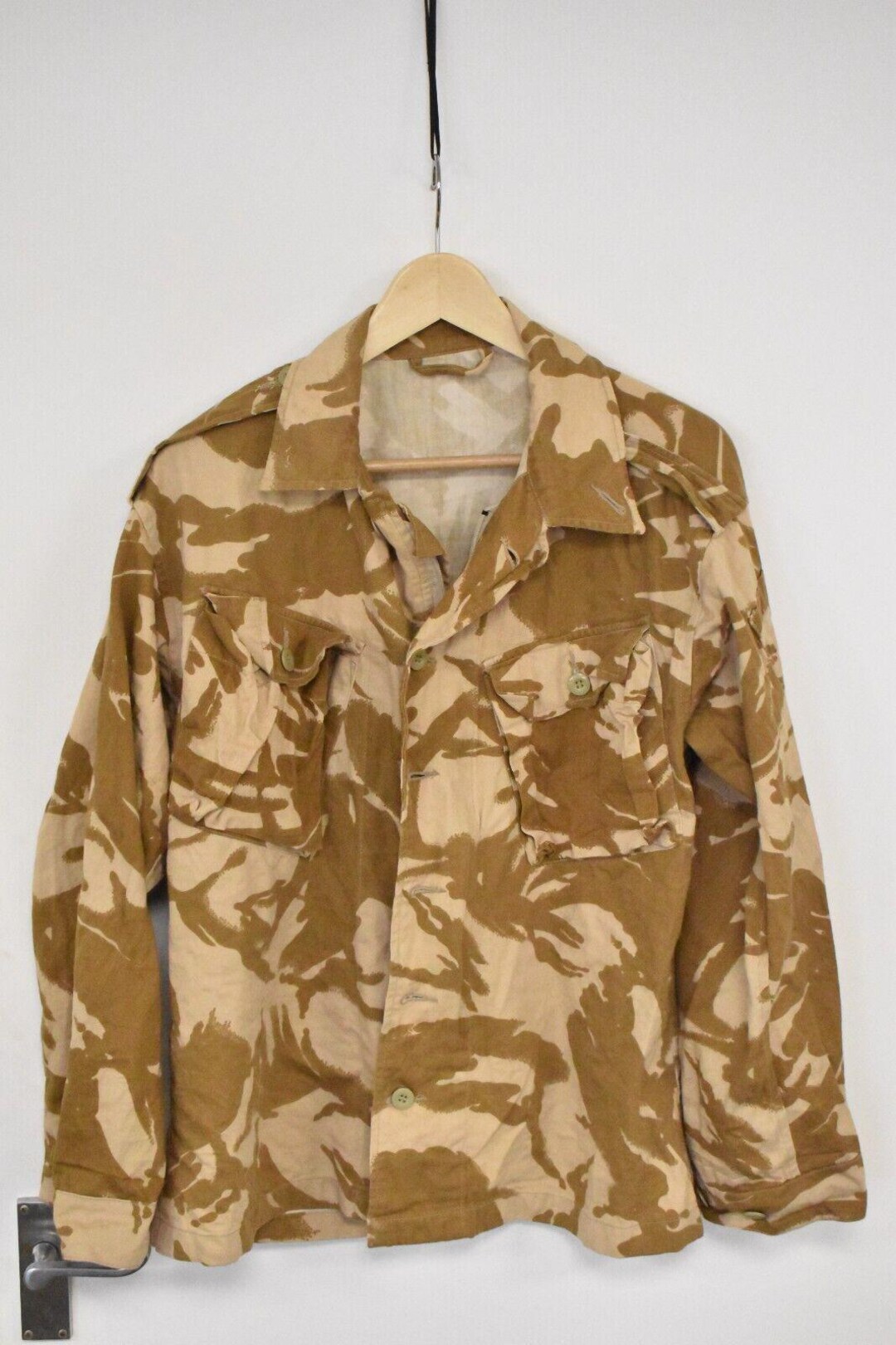 British Army Desert DPM Lightweight Tropical Combat Shirt/jacket Size ...