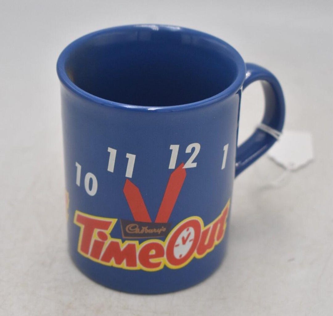 Vintage Cadbury's Time Out Chocolate Bar Coffee Mug Tea Cup - Etsy