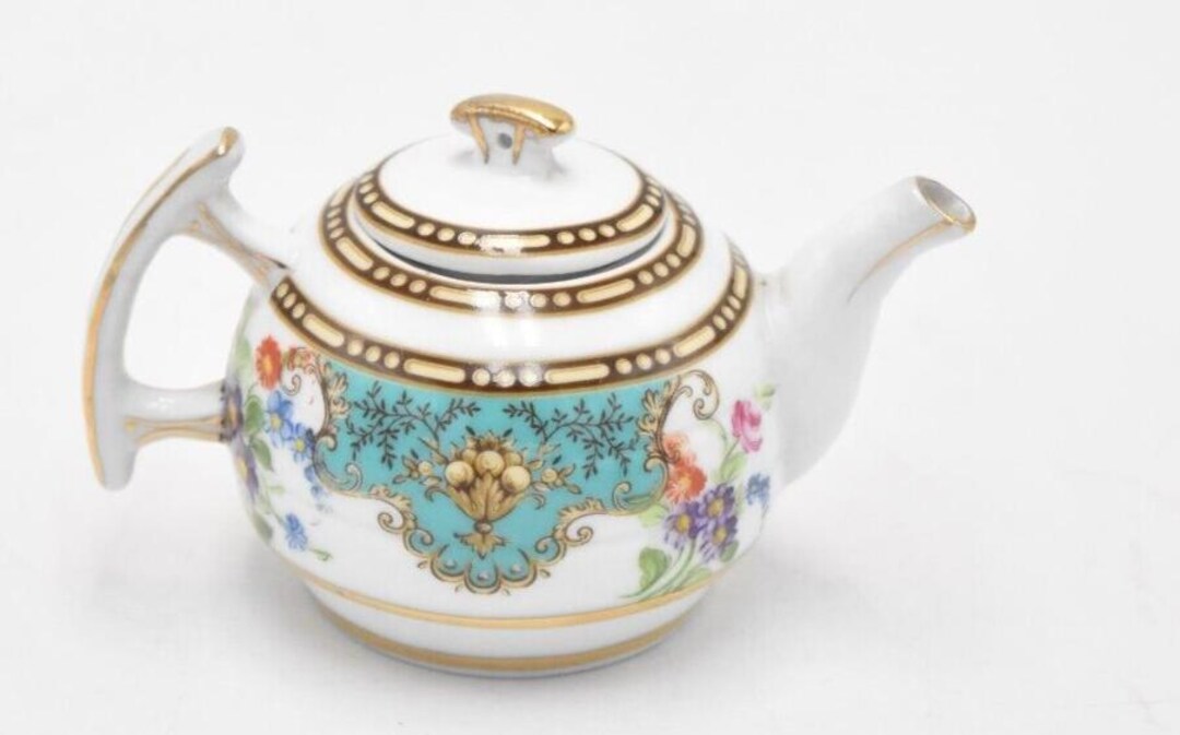 Vintage Regal Collection Floral Miniature Teapot Collectible Decorative ...