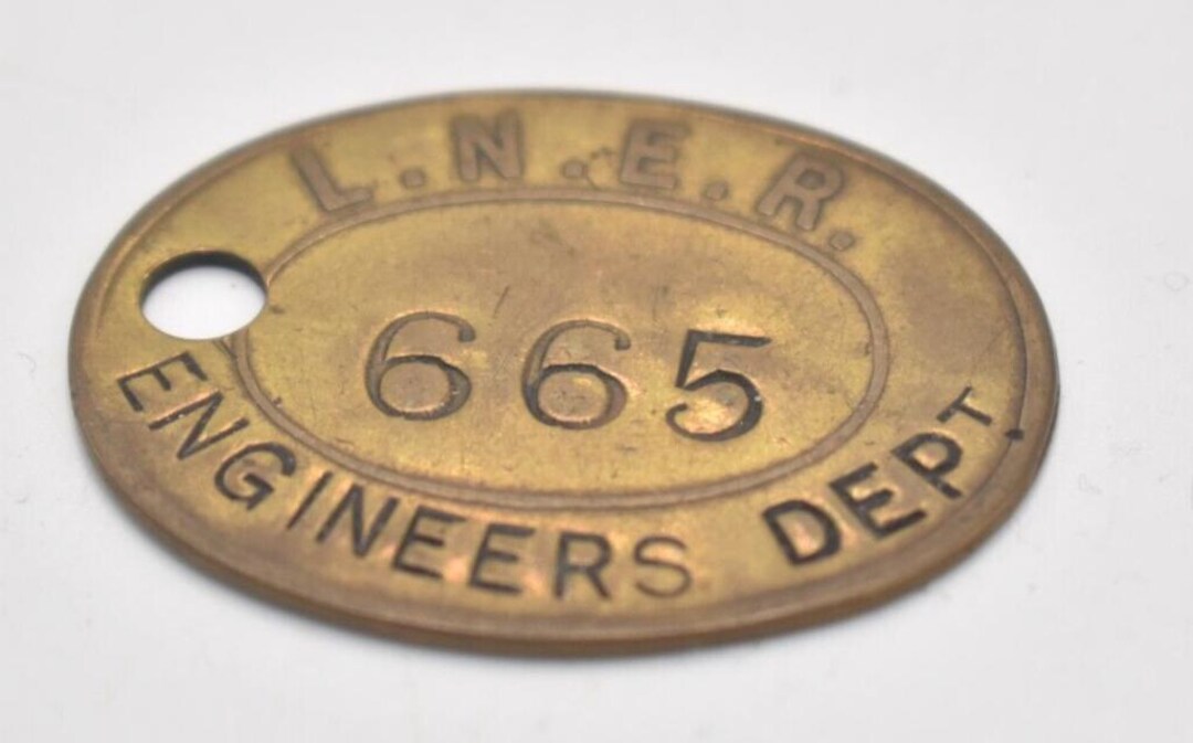 Vintage Railway Pay Check Token 681 LNER Engineer Department - Etsy
