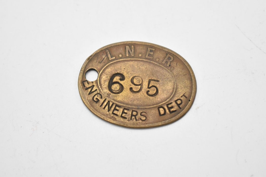 Railway Pay Check Token 695 LNER Engineer Department - Etsy