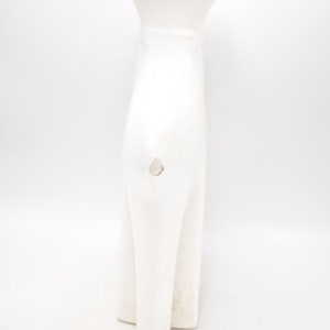 Vintage Lawson E Rudge 1977 White Stiletto Vase Art Pottery - Etsy