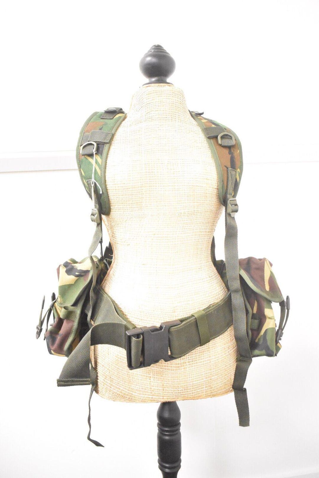 Arktis Airborne Webbing DPM Army Set Mesh Yoke Vest Assault Camouflage ...