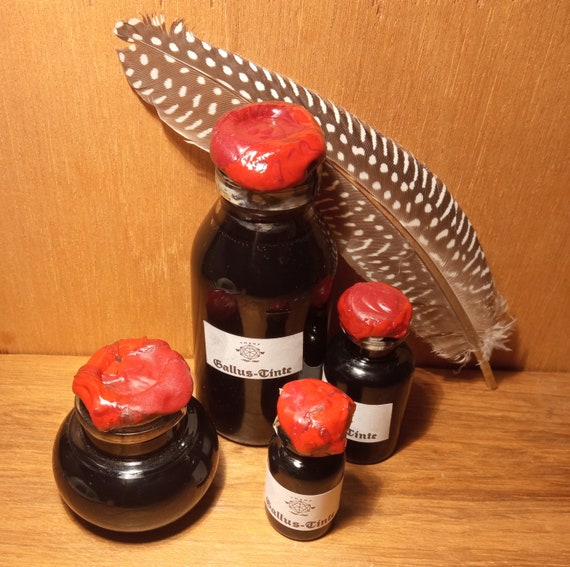 Iron Gallus Ink in Different Sizes. According to Traditional - Etsy