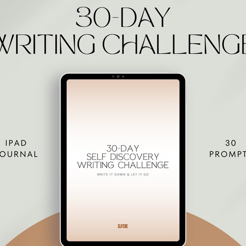 30 Day Writing Challenge Workbook Printable Book Writing - Etsy