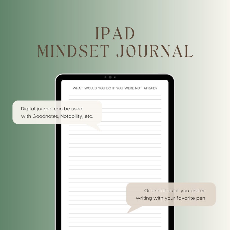 99 Prompt Growth Mindset Journal | Personal Development Printable ...