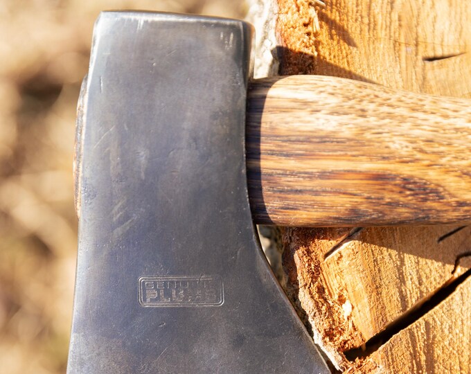 Restored Vintage Plumb Genius Hatchet on American-made NOS Charred ...