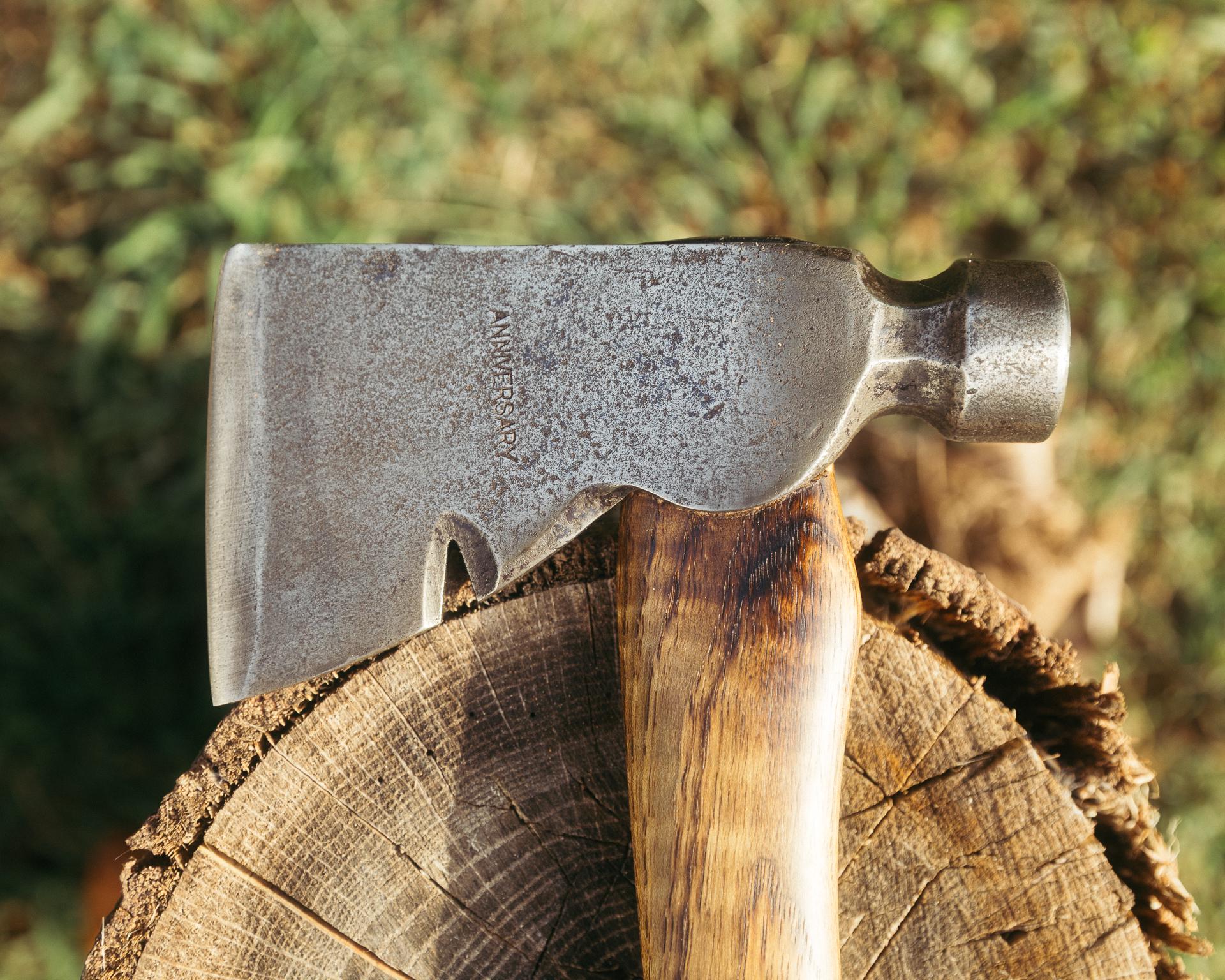 Vintage Anniversary Half Hatchet Restored With American Made Charred ...