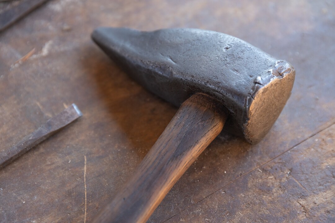 Vintage Anvil Hammer on Varnished Handle - Etsy