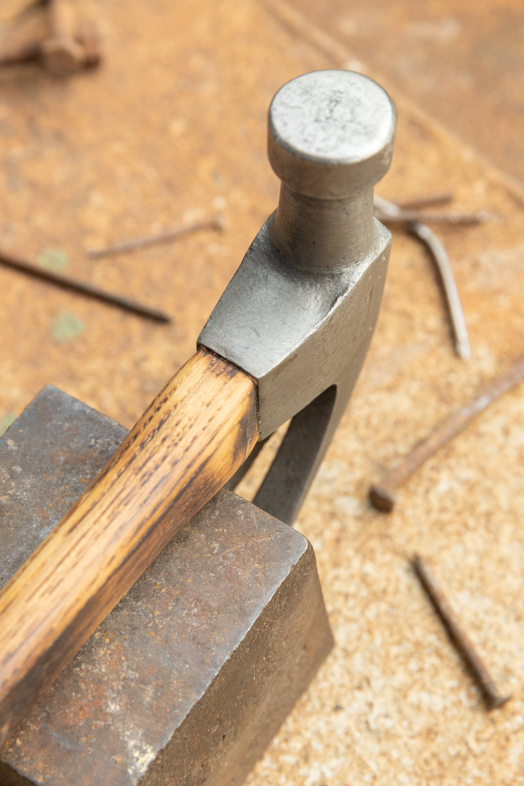 Plumb Restored Vintage Claw Head Hammer on Charred American-made Stock ...