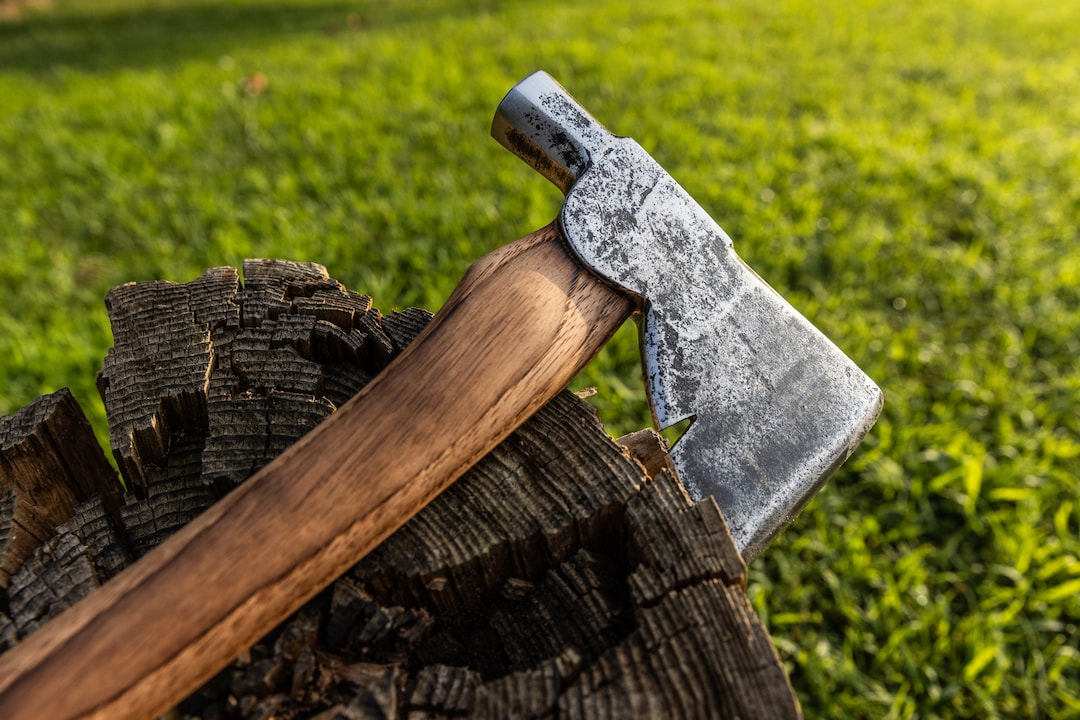 Vintage Restored Eclipse Half Hammer Hatchet With Nail Pull on Charred ...