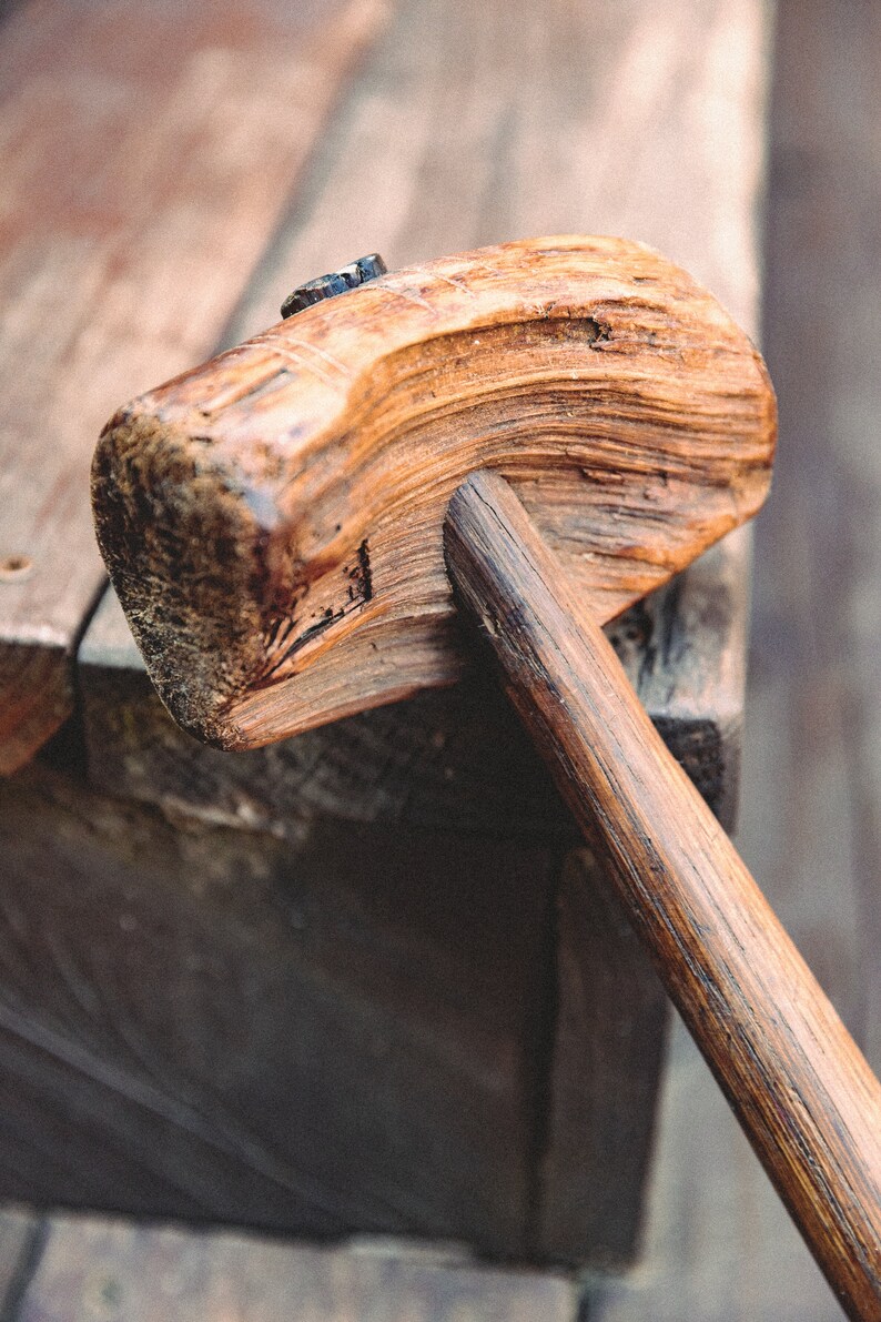 Rustic Vintage Wooden Hammer - Etsy