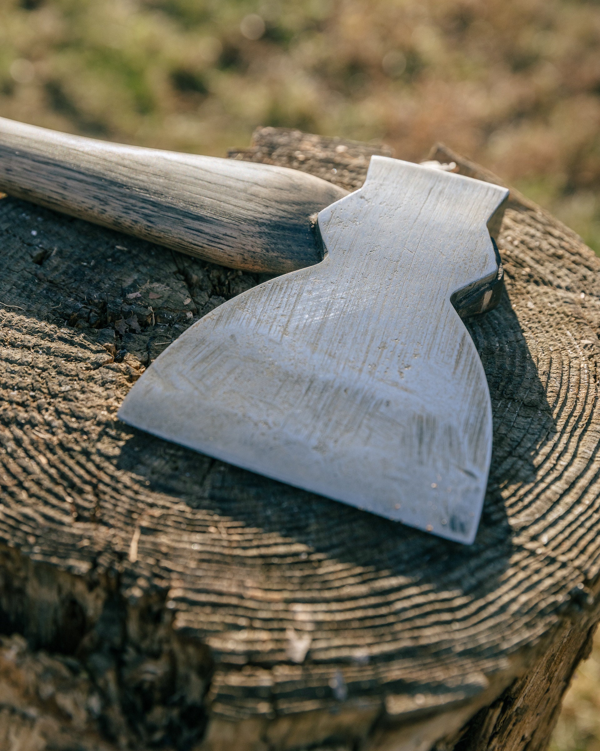 Restored Vintage True Temper Flint Edge Hewing Axe on American Made ...