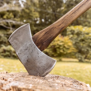 Vintage Collins Legitimus Double Bit Axe Restored on Varnished NOS ...