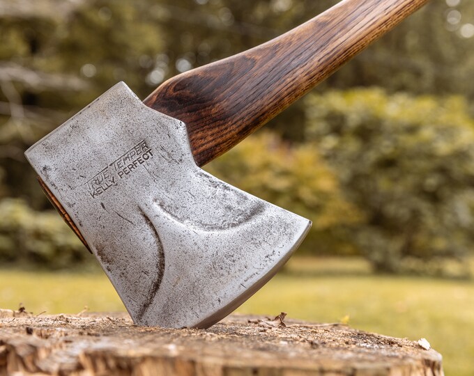 Vintage True Temper Kelly Work Fan Tail Axe With Bevel Restored on ...
