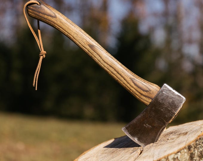 Restored Vintage True Temper Wood Slasher Boys Axe on Original Handle ...