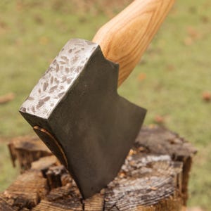 Restored Vintage Blue Grass Jersey Pattern Single Bit Full Size Axe ...