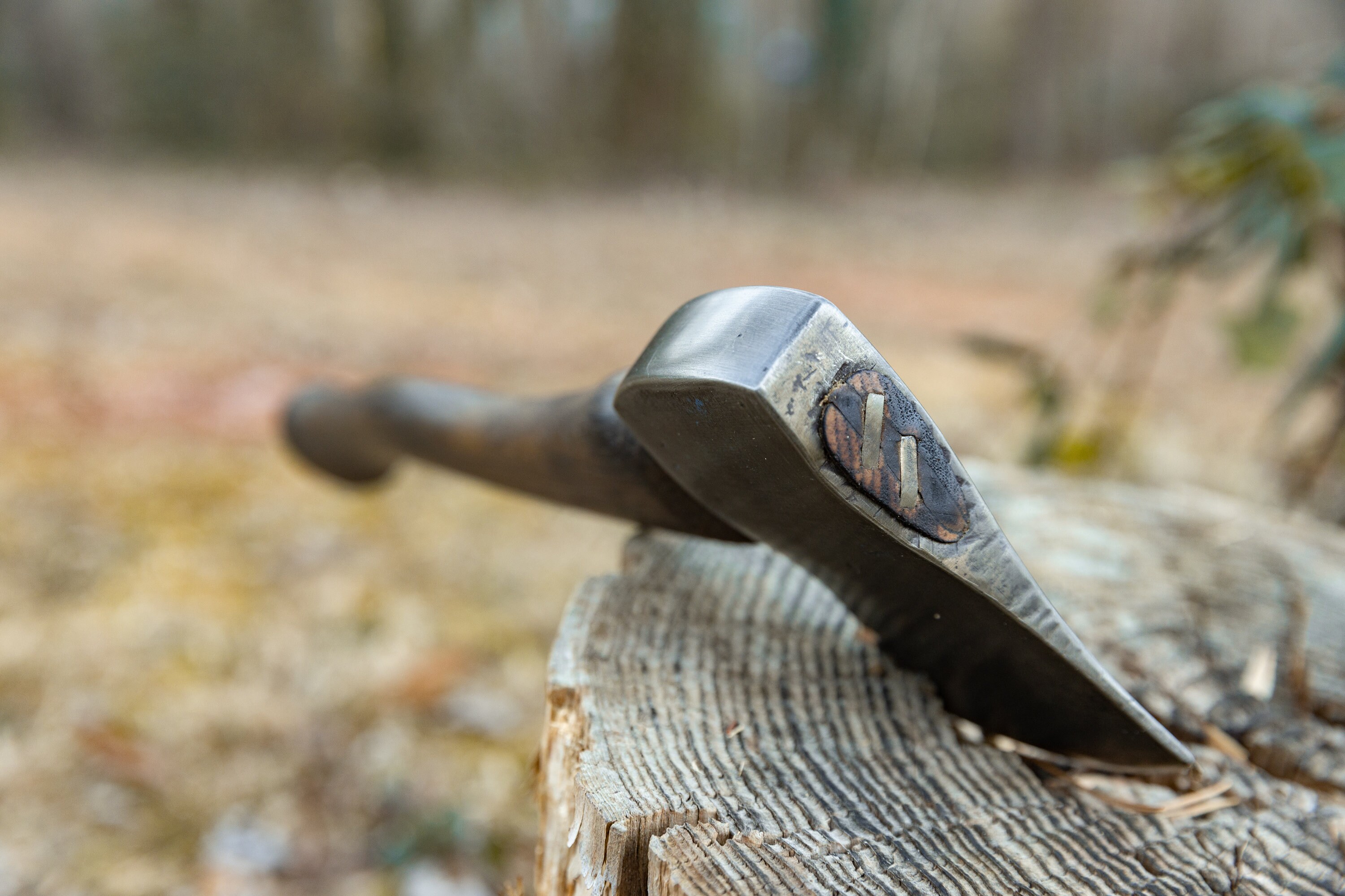 Vintage Restored P Marking Nail Pull Hatchet on Charred NOS Handle - Etsy