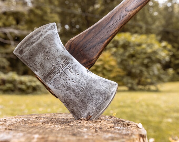 Vintage Wards Master Quality Double Bit Axe Restored on Varnished NOS ...