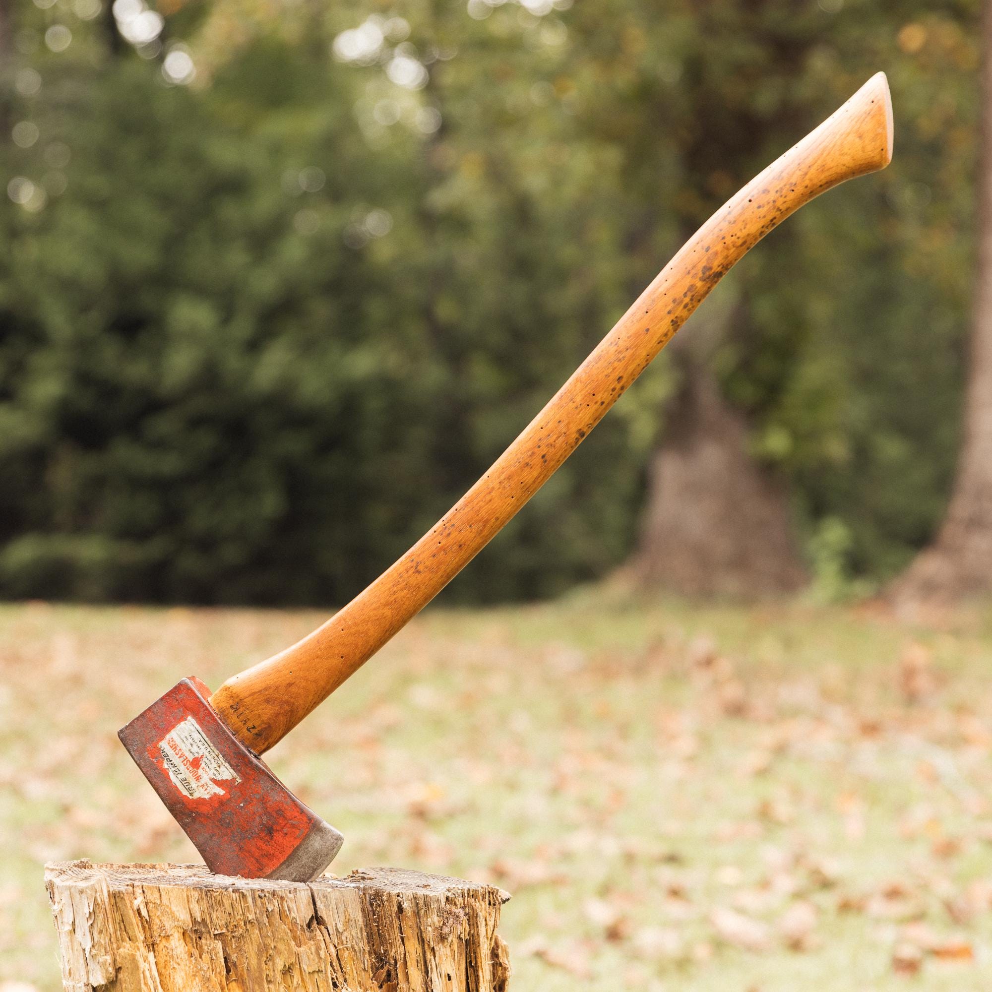 Restored Vintage True Temper Wood Slasher Boys Axe on Original Handle ...
