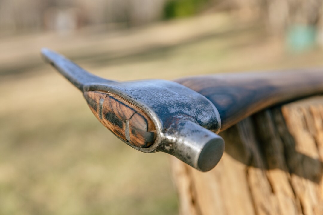 Unique Vintage Homemade Pickaroon on American Made Charred Handle - Etsy