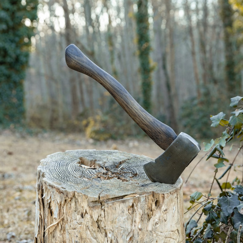 Vintage Restored P Marking Nail Pull Hatchet on Charred NOS Handle - Etsy