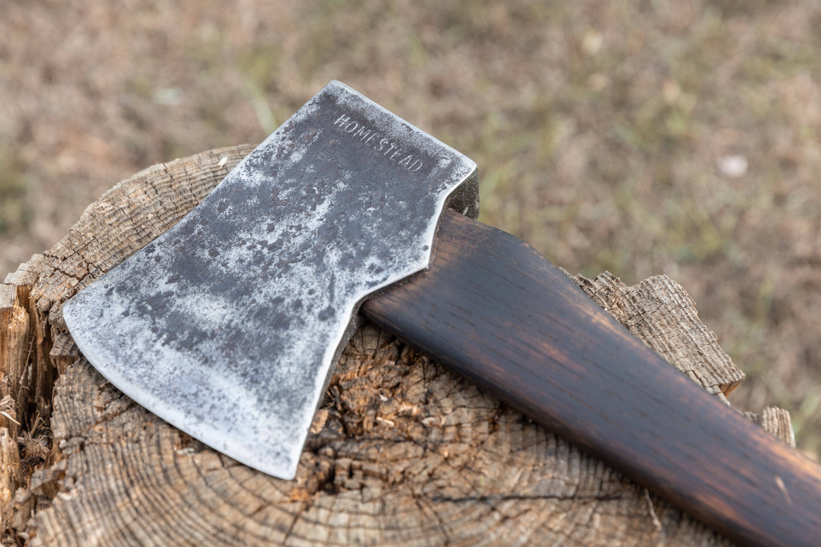 Vintage Restored Homestead Single Bit Axe Blade in Jersey Pattern With ...