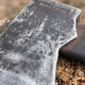 Vintage Restored Homestead Single Bit Axe Blade in Jersey Pattern With ...