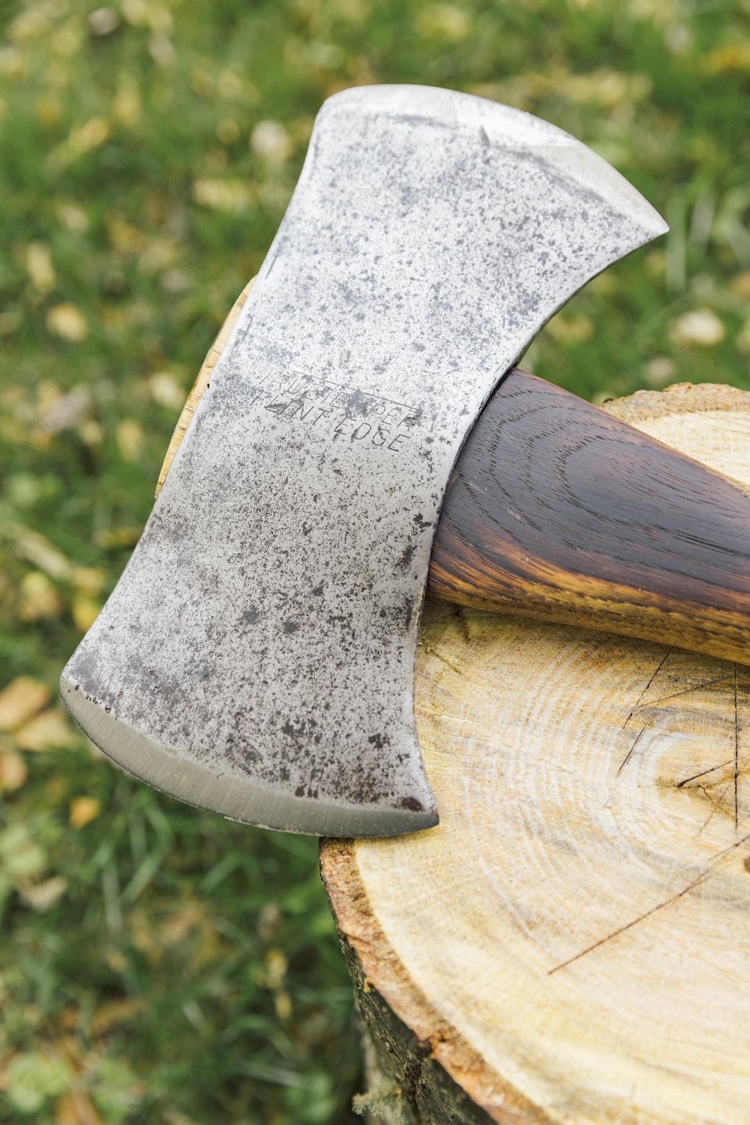 Restored Vintage True Temper Flint Edge Double Bit Axe on American-made ...