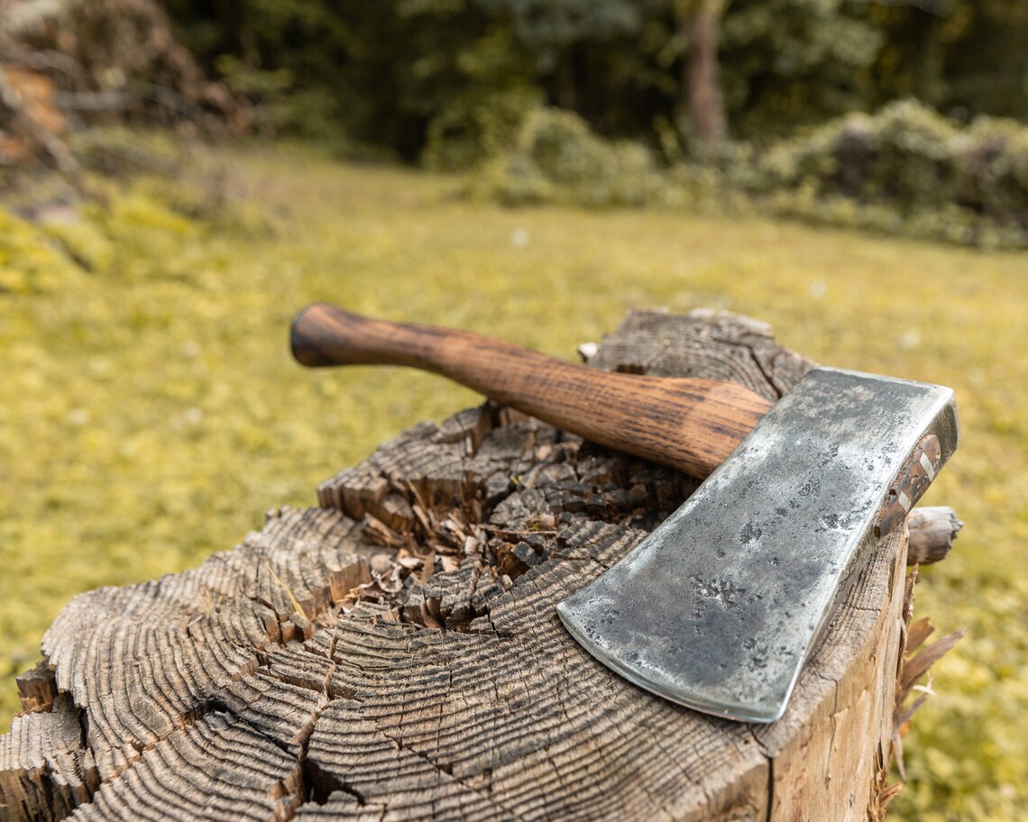 Restored Vintage Craftsman Hatchet on American Made Charred Handle - Etsy