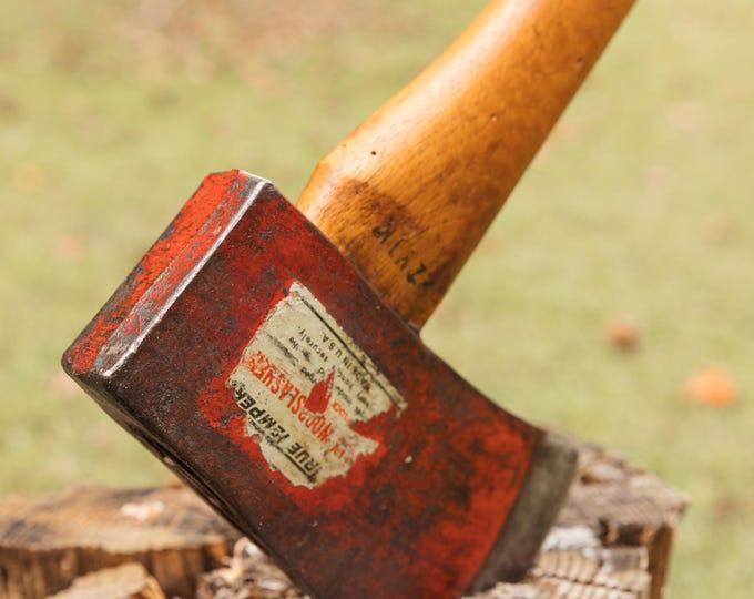 Restored Vintage True Temper Wood Slasher Boys Axe on Original Handle ...