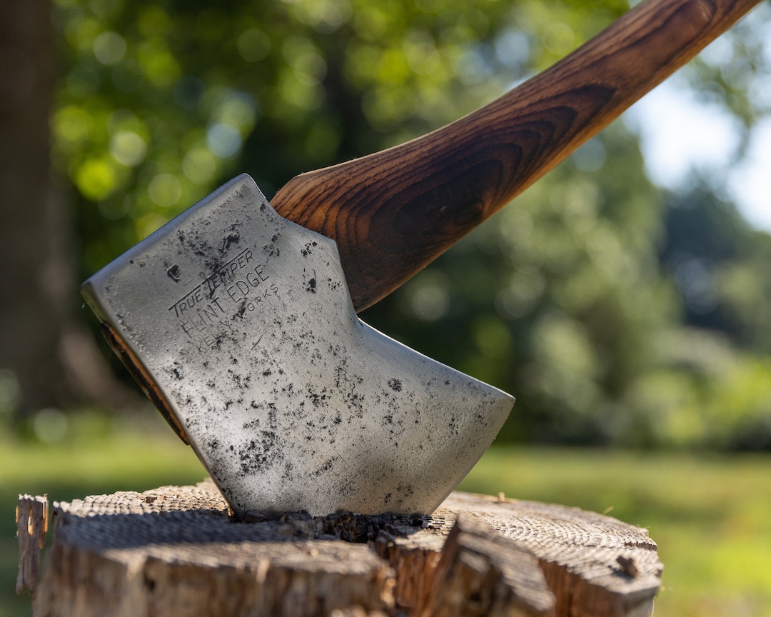 Vintage True Temper Kelly Works Flint Edge Jersey Pattern Full Size Axe ...